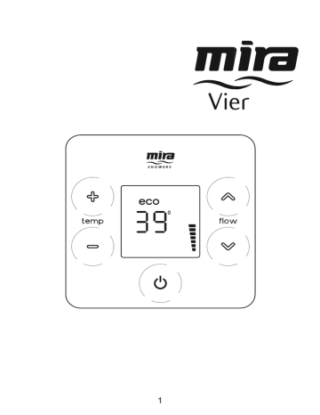 Mira Vier Wireless Shower Controller User Guide | Manualzz