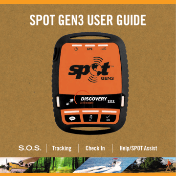 SPOT GEN3 User Guide | Manualzz