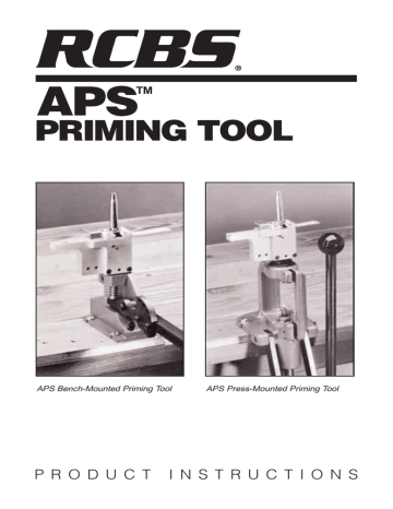 RCBS APS Priming Tool: Instructions | Manualzz