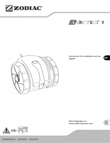Zodiac Vortex 1 Instructions For Installation And Use Manual | Manualzz