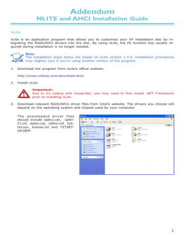 Windows XP, SATA drive Installation Guide | Manualzz