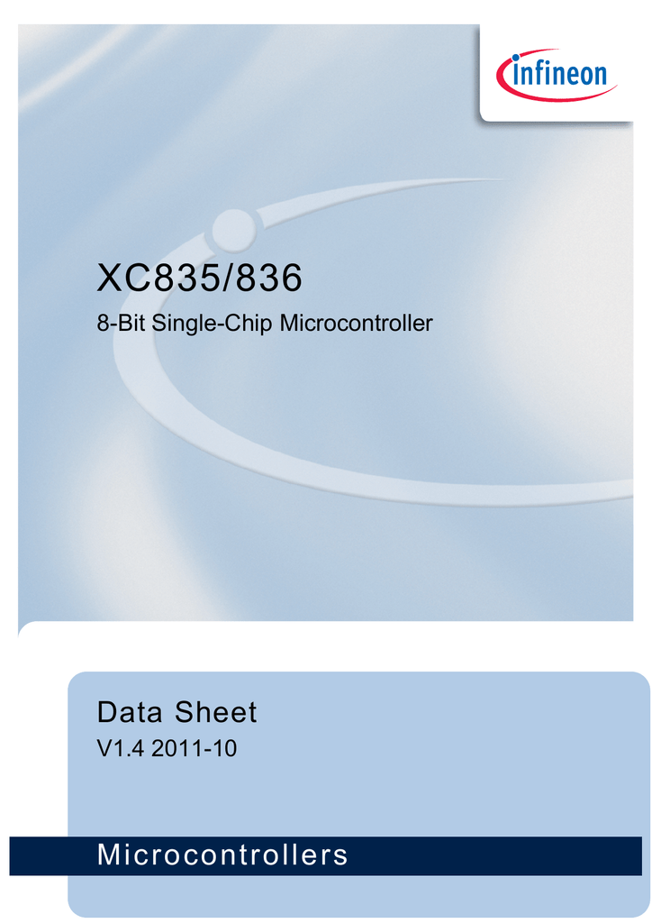 Infineon SAK-XC836MT-2FRA AB Microcontroller Data Sheet | Manualzz