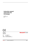 Honeywell Enraf 854 XTG Level Gauge Instruction Manual | Manualzz