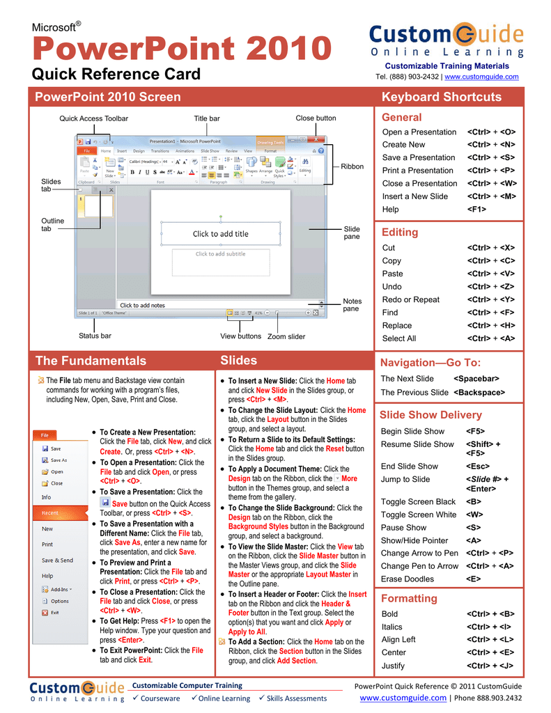 Custom Guide Computer Training : Microsoft Outlook Web App 2010 Free ...