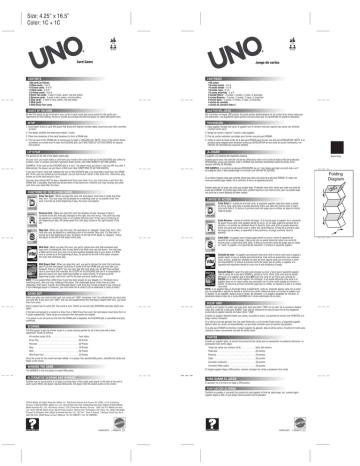 Mattel UNO Retro Instruction Sheet | Manualzz