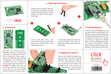 FTDI Click User Manual | Manualzz