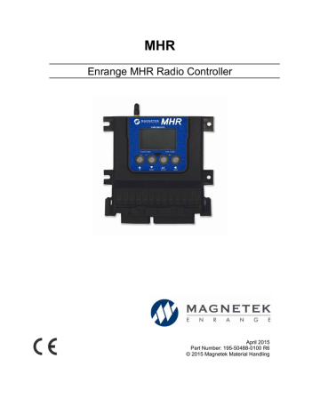 Radio Controller Enrange MHR MHR Instruction Manual | Manualzz