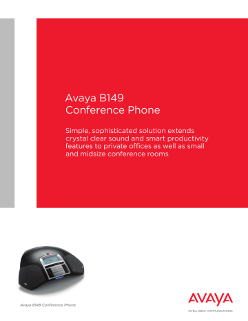 Avaya B100 B149 Datasheet | Manualzz
