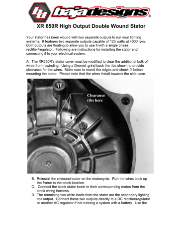 Baja Designs Wiring Diagram Xr650r - Wiring Diagram