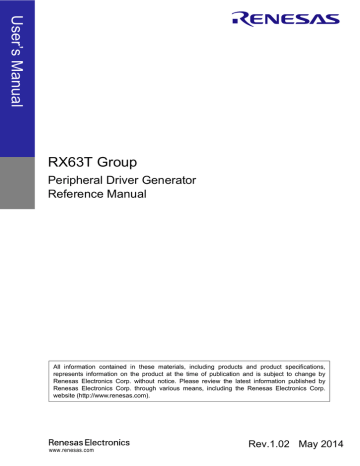 R_PG_SCI_StopModule_C . Renesas RX63T Group | Manualzz