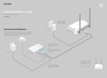 TP-LINK TL-WR840N Quick Installation Guide | Manualzz