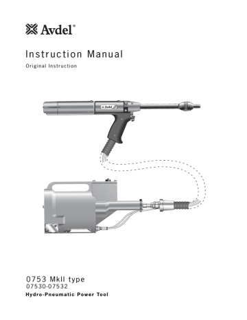 Avdel 0753 MkII Instruction manual | Manualzz