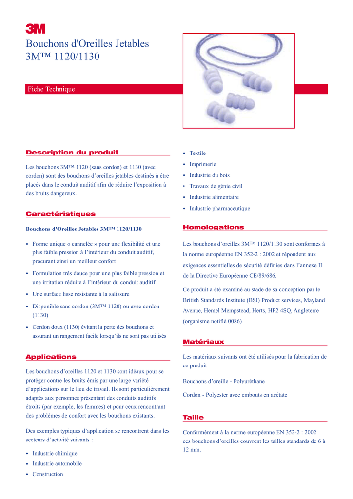 3M FRANCE Boulevard de l`Oise 95006 Cergy Pontoise Cedex