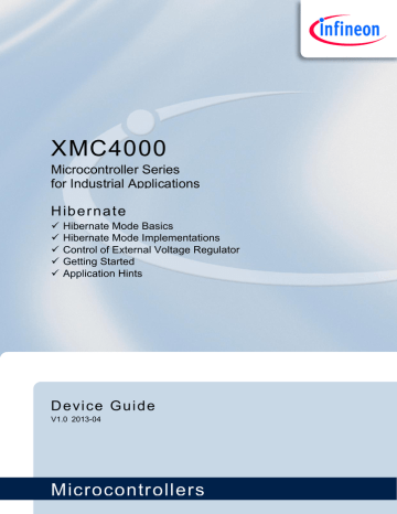 Infineon XMC4000 Microcontroller Device Guide | Manualzz
