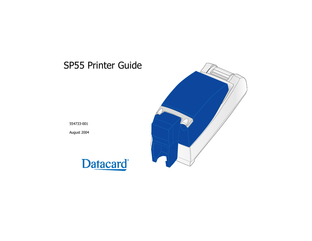 DataCard SP55 Plus Printer Manual | Manualzz