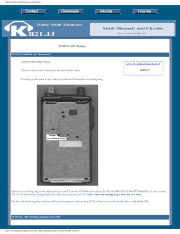 ICOM IC-40S Radio User Manual | Manualzz