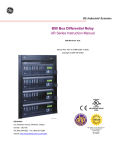 GE B90 7.3x Low Impedance Bus Differential System Instruction Manual ...