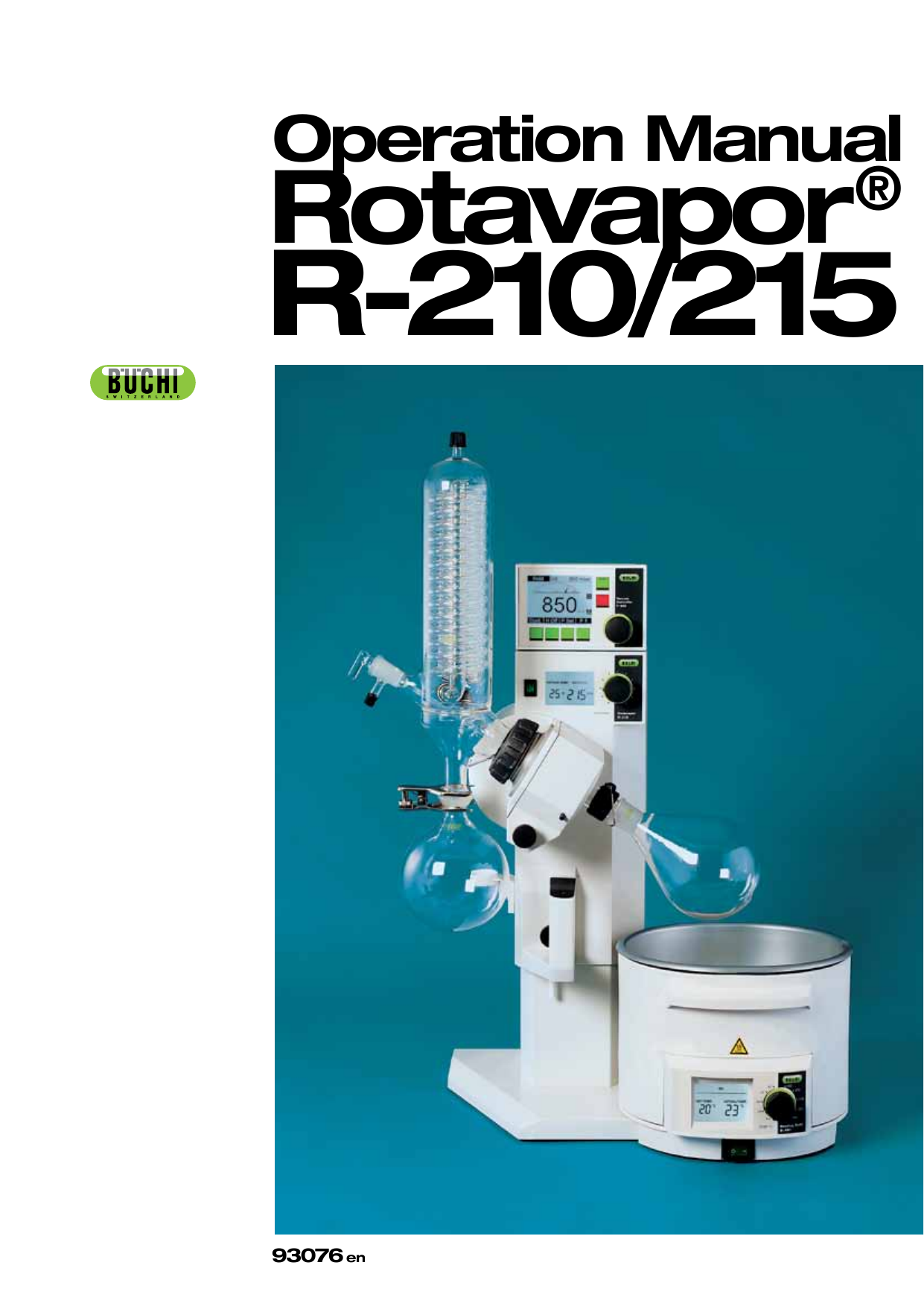 R 210/215 Rotavapor Operation Manual ® | Manualzz