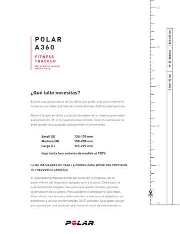 Guía del usuario Polar A360 | Manualzz