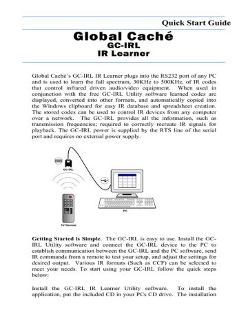 Global Cache GC-IRL Quick start manual | Manualzz