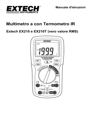 Extech Instruments EX210 8 Function Mini Digital MultiMeter Manuale ...