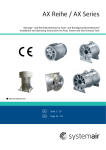 Systemair AXC, AXR, AXCBF Installation Guide | Manualzz