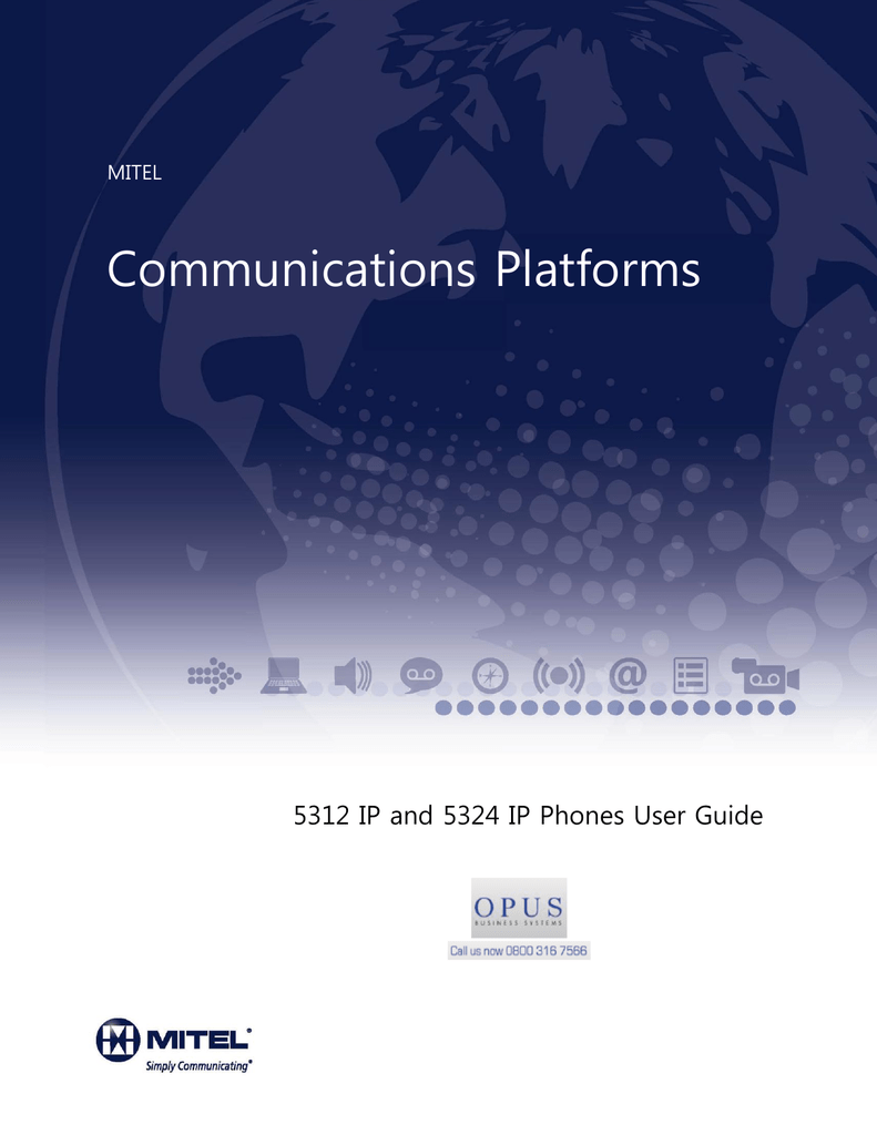 Mitel 5312 and 5324 IP Phone User Guide | Manualzz
