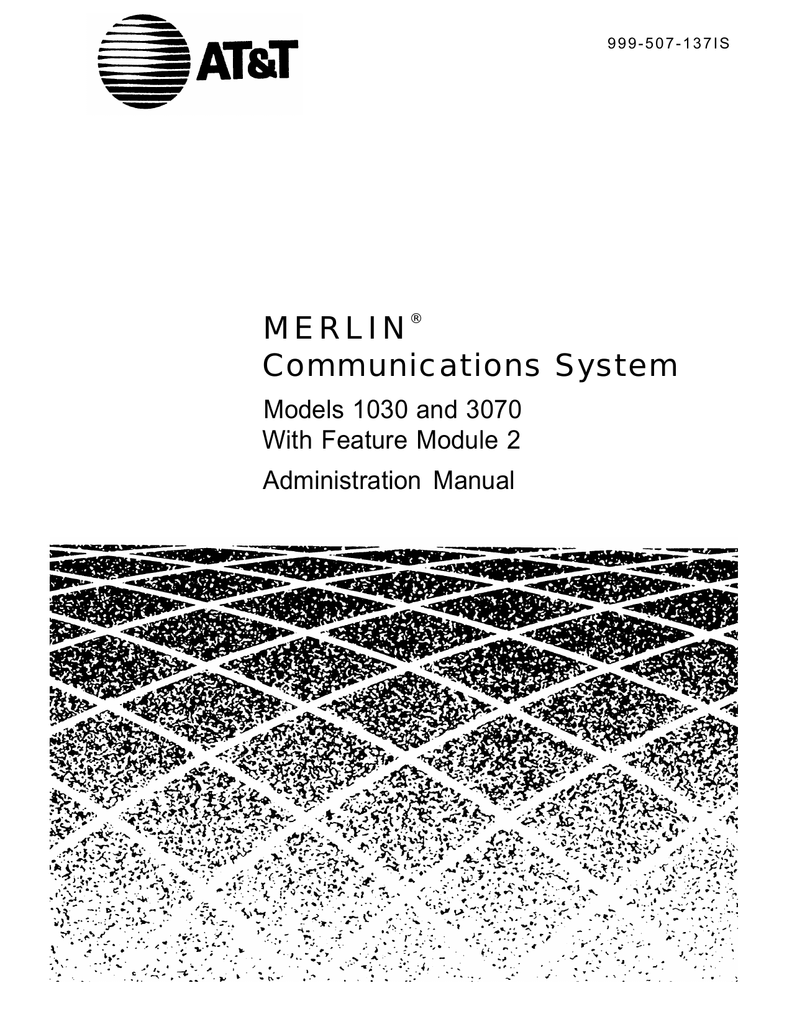 Merlin 1030 Administration Manual | Manualzz