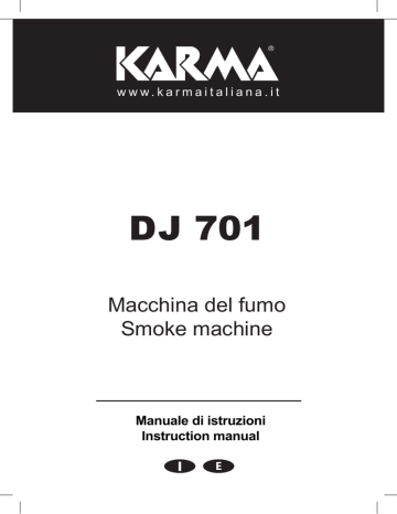 Smoke machine DJ 701 Instruction manual | Manualzz