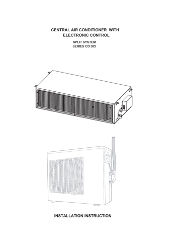 Airwell CD DCI Series Installation Instruction | Manualzz