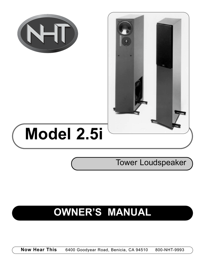 Nht 2 5i frequency response of an amplifier
