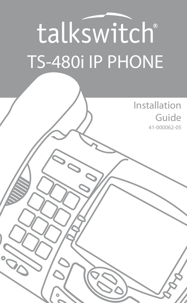 Talkswitch TS-480i Installation manual | Manualzz