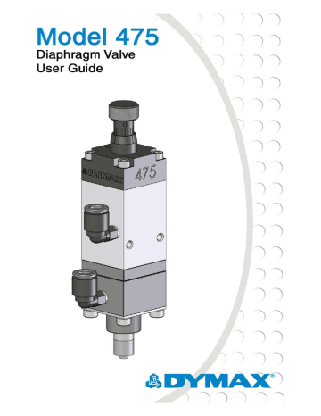 Dymax Dispensing Valve 475 User Guide | Manualzz