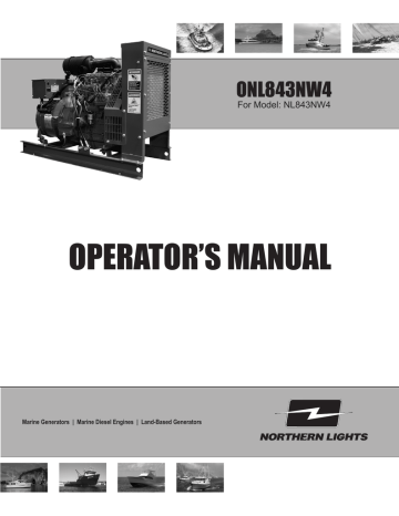 Northern Lights NL843NW4 Generator OPERATOR’S MANUAL | Manualzz
