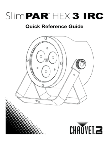 CHAUVET DJ SlimPAR Hex 3 IRC Quick Reference Guide | Manualzz