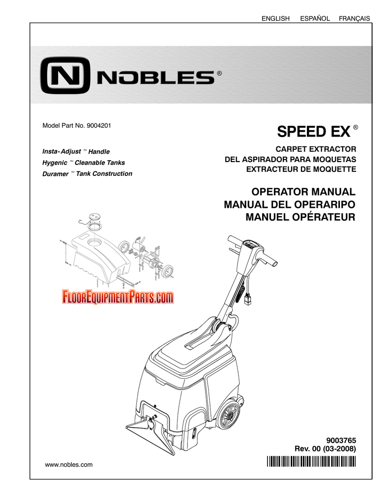Nobles Speed EX Operator's Manual | Manualzz
