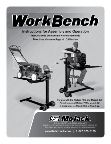 MoJack Workbench Attachment Use and Care Manual | Manualzz