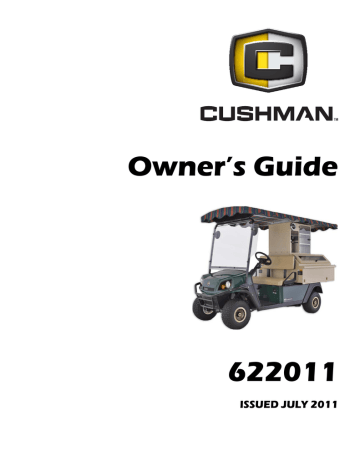 Cushman Refresher 1200 Owner's Guide | Manualzz