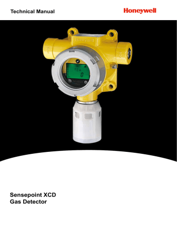 Honeywell Sensepoint XCD Gas Detector Technical Manual | Manualzz