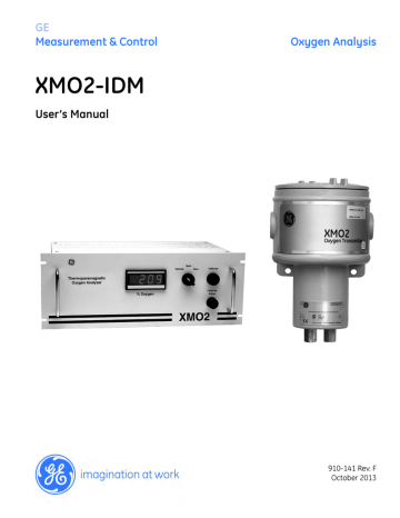 GE XMO2 IDM Oxygen Analyzer User Manual | Manualzz