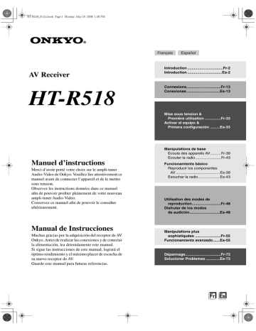 Manuel d’instructions HT-R518 | Manualzz