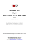 FTDI Chip FT_PROG Utility Application Note | Manualzz