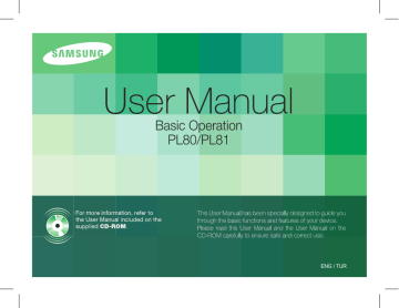 Samsung PL 80, PL 81 User Manual - Basic Operation | Manualzz