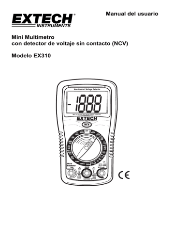 Manual del usuario multímetro EX310 | Manualzz
