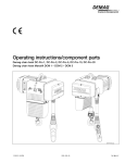 Demag DC Chain Hoist Manual: AI Chat & PDF Download | Manualzz