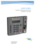 NGTeco Time Clock User Guide | Manualzz