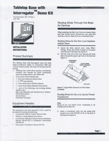 Interlogix ITI Interrogator Demo Kit Installation Instructions | Manualzz