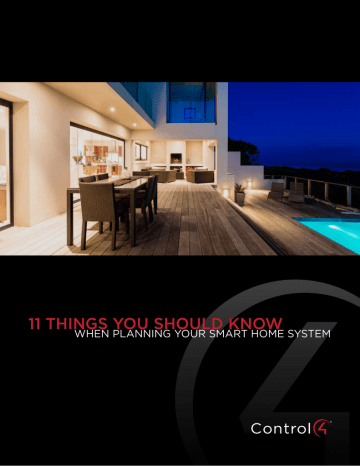 Control4 Nurture Guide | Manualzz