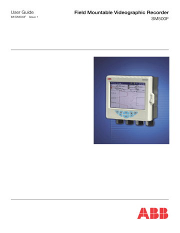 Field Mountable Videographic Recorder SM500 SM500F User Guide | Manualzz