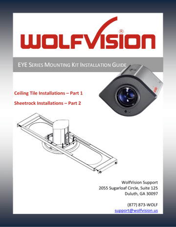 WolfVision EYE-14 Installation Guide | Manualzz